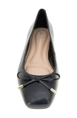 Bcbgmaxazria Hartly Cap Toe Ballet Flat - Black