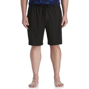 HARBOR BAY BY DXL Harbor Bay By DXL Jersey Knit Shorts Black