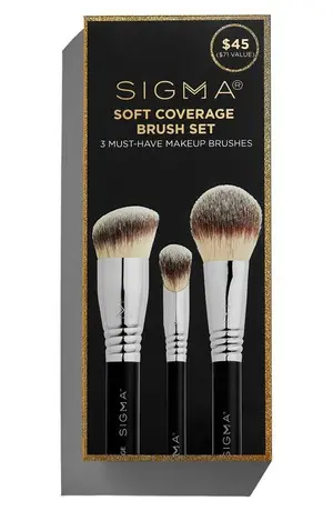 SIGMA BEAUTY Soft Coverage Brush Set $71 Value