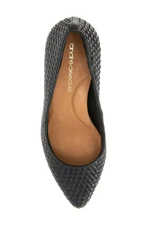 Andre Assous Wynne Pump - Black Woven