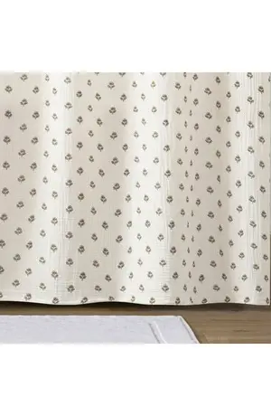 PERI HOME Block Print Gauze Shower Curtain