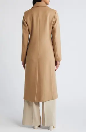 Sam Edelman Single-breasted Wool-blend Reefer Coat