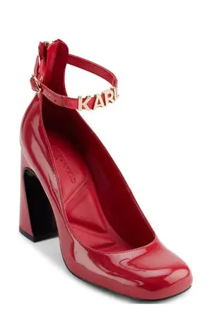 Karl Lagerfeld Paris Pavla Pump - Classic Red