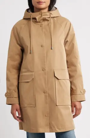 Bernardo Water-resistant Hooded Jacket - Desert Sand