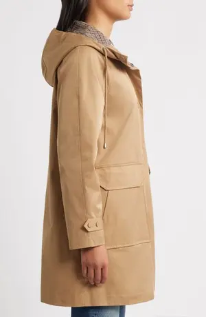 Bernardo Water-resistant Hooded Jacket - Desert Sand