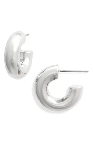 Nordstrom Demi Fine Chunky Hoop Earrings - Sterling Silver Plated