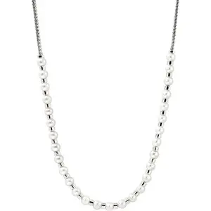 John Hardy Essential Pearl Necklace - Silver/pearl