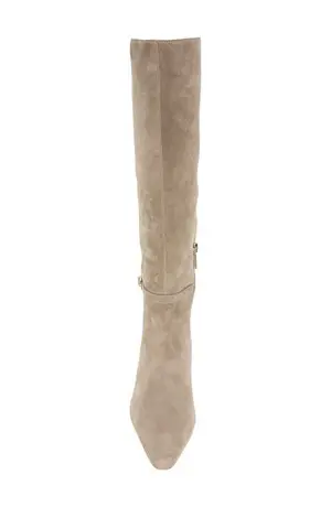 KENNETH COLE Marais Knee High Boot - Taupe Suede
