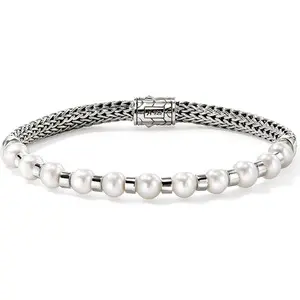 John Hardy Essential Pearl Bracelet - Silver/pearl