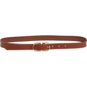 Nordstrom Camilla Leather Belt Cognac
