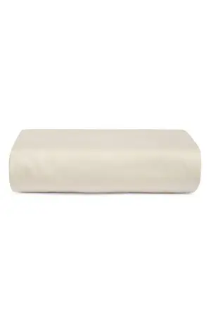 Nordstrom 400 Thread Count Organic Cotton Fitted Sheet Beige Oatmeal