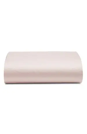 Nordstrom 400 Thread Count Organic Cotton Fitted Sheet - Pink Sepia