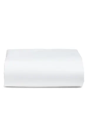 Nordstrom 400 Thread Count Organic Cotton Fitted Sheet - White