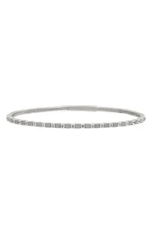 Bony Levy Katharine Diamond Bangle - 18k White Gold
