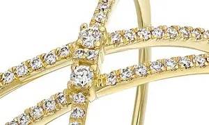Bony Levy Audrey Crossover Diamond Ring
