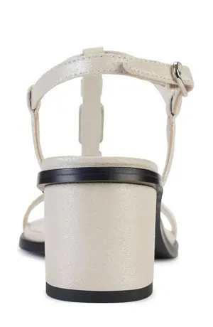 Karl Lagerfeld Paris Hilary T-strap Sandals - Soft White