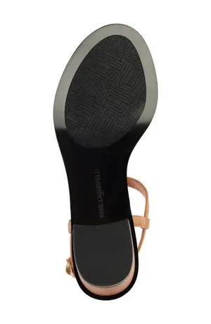 Karl Lagerfeld Paris Hilary T-strap Sandals