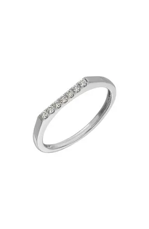 Bony Levy Diamond Stackable Ring - 18k White Gold