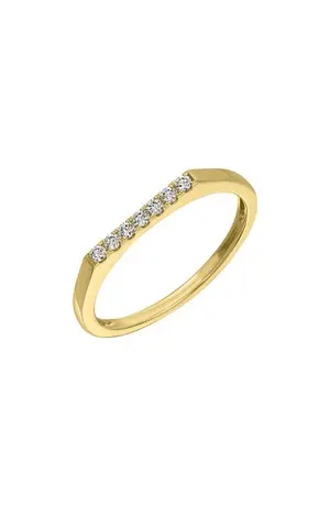 Bony Levy Diamond Stackable Ring - 18k Yellow Gold