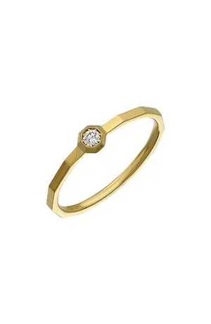 Bony Levy Monaco Diamond Stackable Ring - Yellow