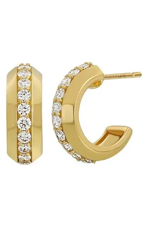 Bony Levy Varda Diamond Hoop Earrings - 18k Yellow Gold/diamond