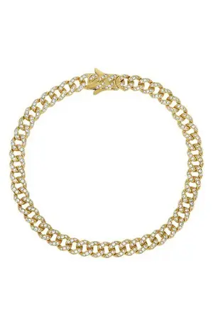 Bony Levy Varda Diamond Curb Chain Bracelet - 18k Yellow Gold