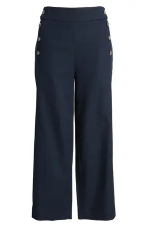 FRAME Sailor Snap Crop Trousers