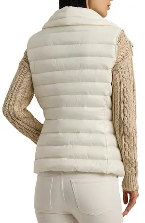 Ralph Lauren Puffer Vest - Cream