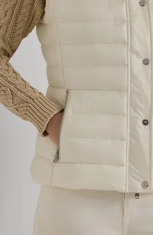 Ralph Lauren Puffer Vest - Cream