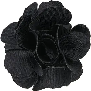 BROOKLYN BRIGADE Floral Lapel Pin - Black