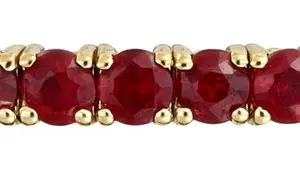 Bony Levy El Mar Gemstone Bracelet - 18k Yellow Gold Ruby