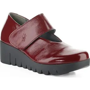 Fly London Fly London Vari Platform Wedge Pumps Intense Rust