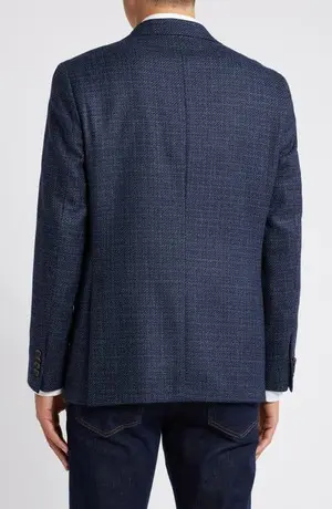 JACK VICTOR Morton Contemporary Fit Mélange Wool Sport Coat