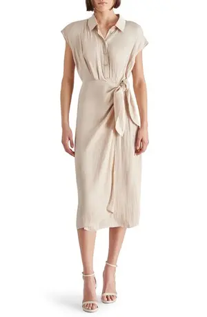 Steve Madden Desiree Faux Wrap Midi Dress