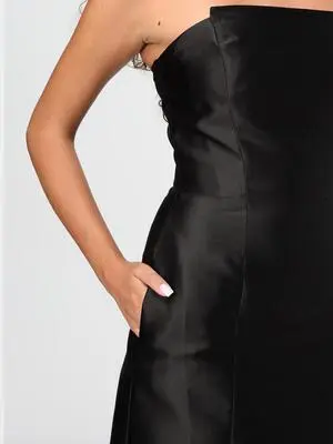 Alberta Ferretti Strapless Gown