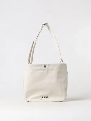 A.p.c. A.P.C. Canvas Shoulder Bag Beige
