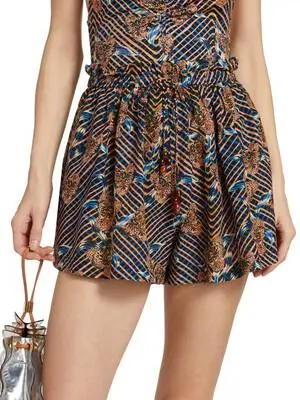 Ulla Johnson Bijou Short In Nocturne - Black
