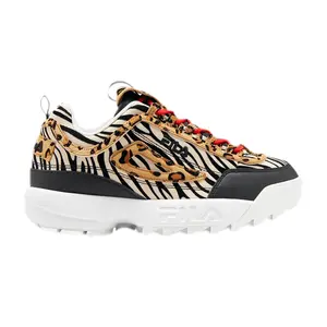 FILA Disruptor 2 Animal Print Sneakers - Black