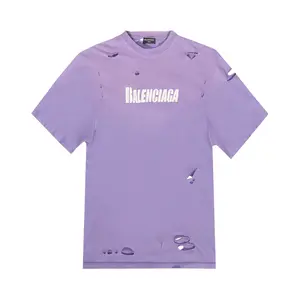 Balenciaga Boxy T-shirt /white - Purple