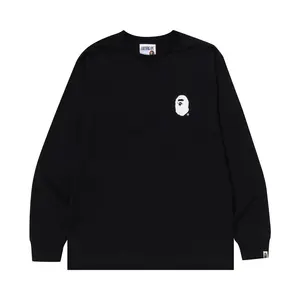 A BATHING APE Lettered Long-sleeve Tee