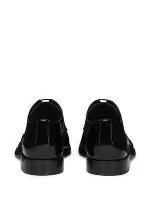 Dolce & Gabbana Patent Leather Derby Shoes - Black