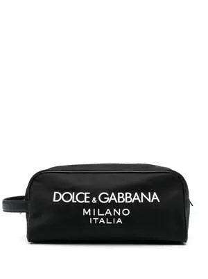 Dolce & Gabbana Logo-print Beauty Case - Black