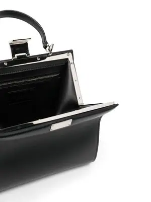 ARMARIUM Anna Small Leather Handbag - Black