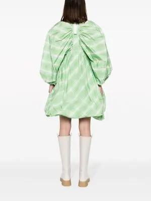 JIL SANDER Plaid Mini Dress