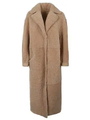 ENES Allegra Long Leather Coat