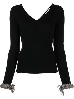 Giuseppe Di Morabito V Neck Sweaters For Women