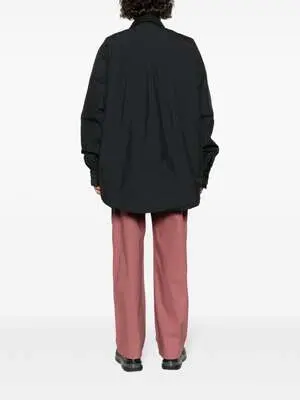AMBUSH Gingham-check Padded Shirt Jacket - Black