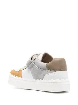 Chloé Lauren Touch Strap Sneakers - Grey