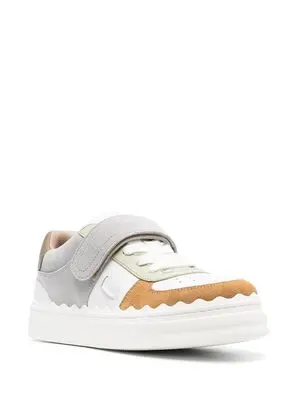 Chloé Lauren Touch Strap Sneakers - Grey