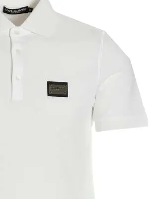 Dolce & Gabbana Polo 'dg Essential - White